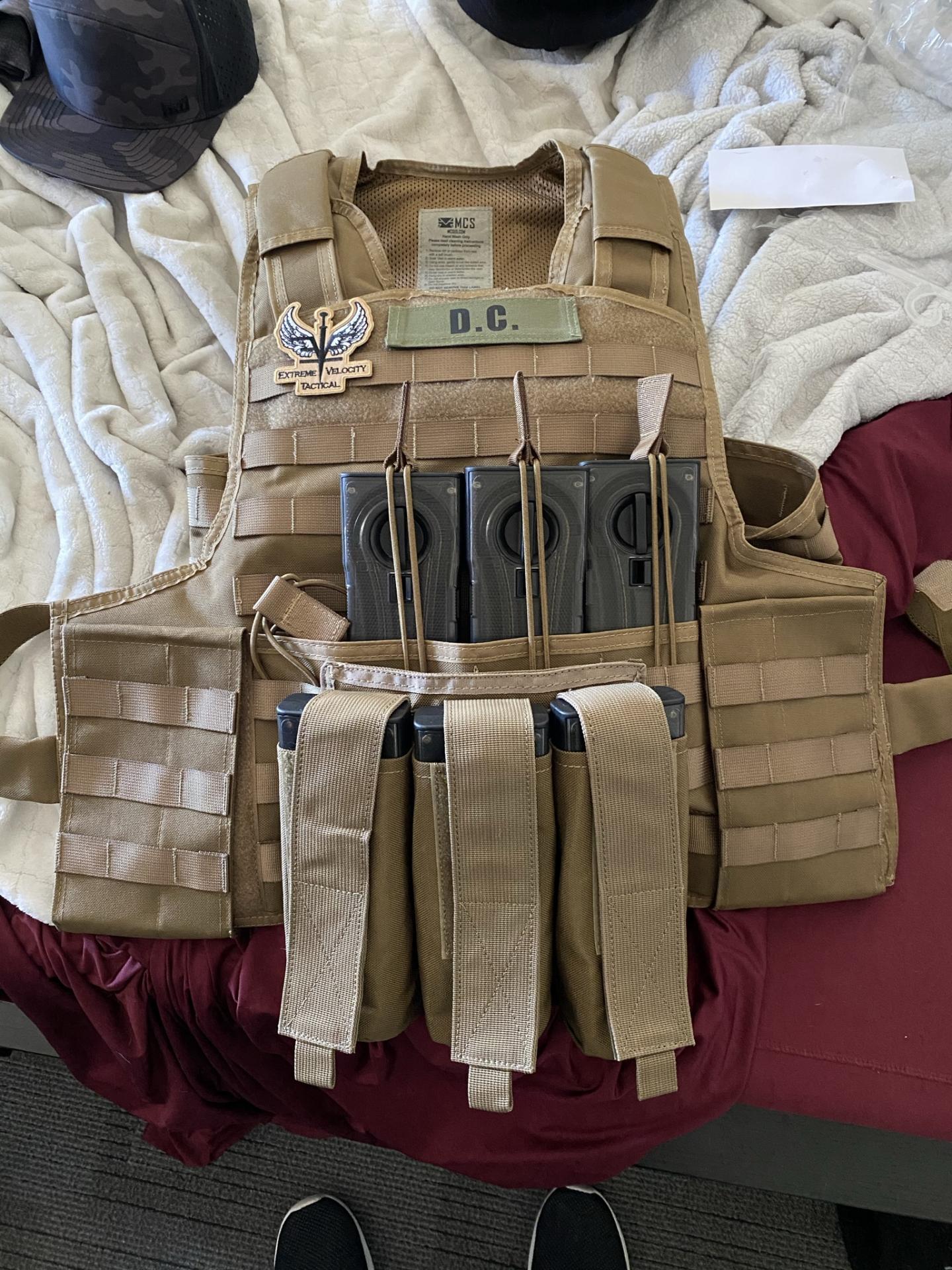 Front Line Operator Plate Carrier (FDE Tan) – MCS